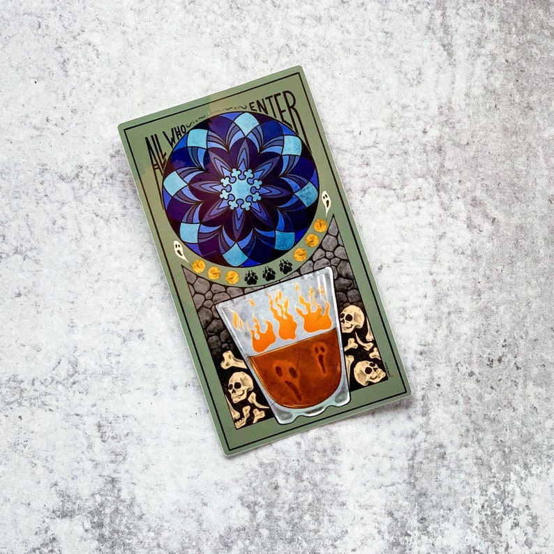 Greek Gods Drink Sticker Hades God of the Underworld - Etsy