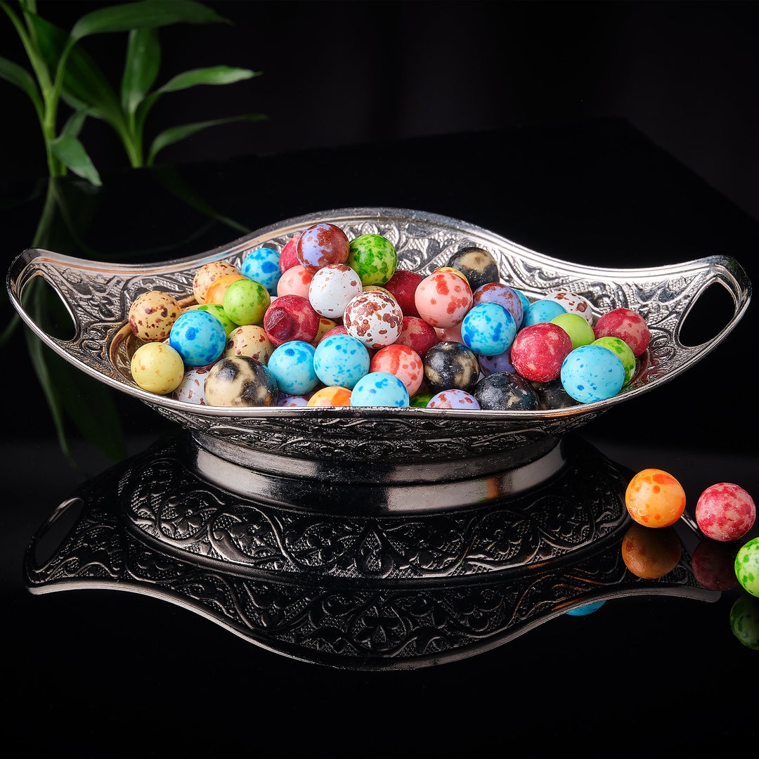 Handmade Decorative Candy Bowl, Ellipse Turkish Delight Container ...