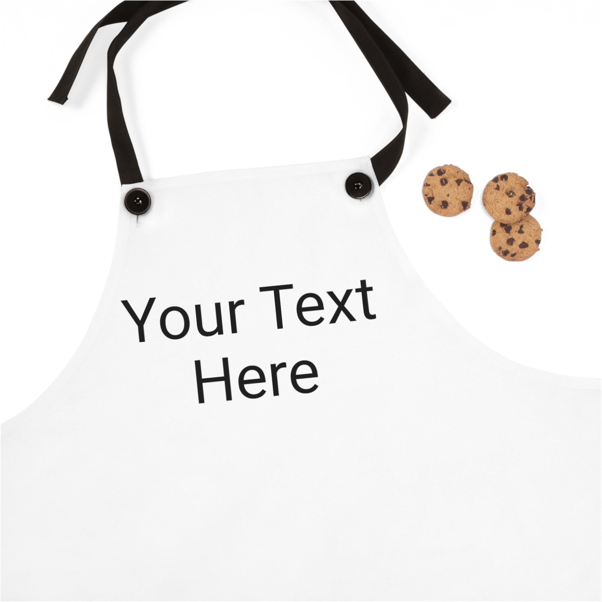 Custom Logo Text Apron Personalized Apron Bulk Aprons Company Logo ...
