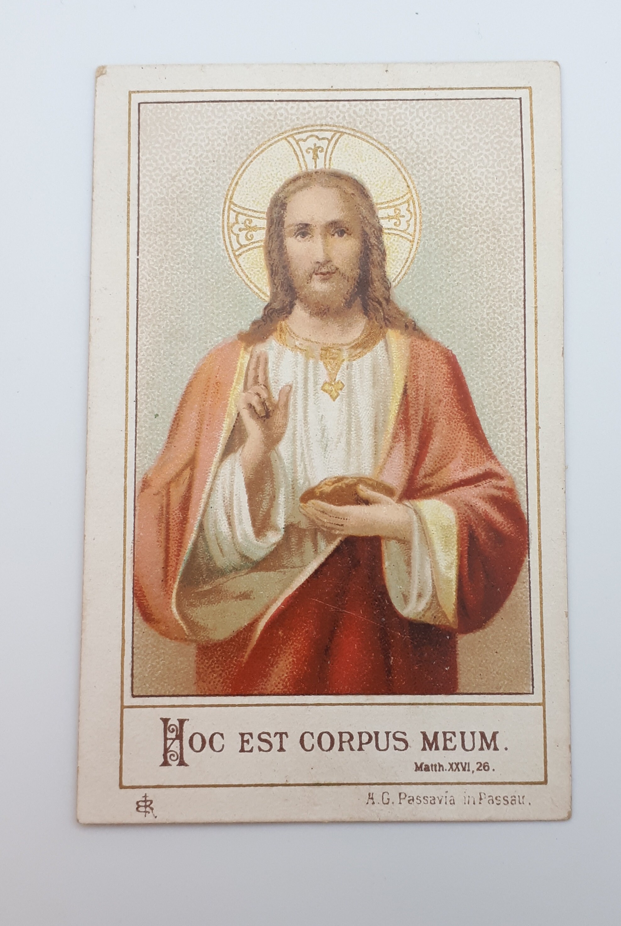 Jesus Christ Catholic Vintage Card Germany Holy Card 1950s - Etsy
