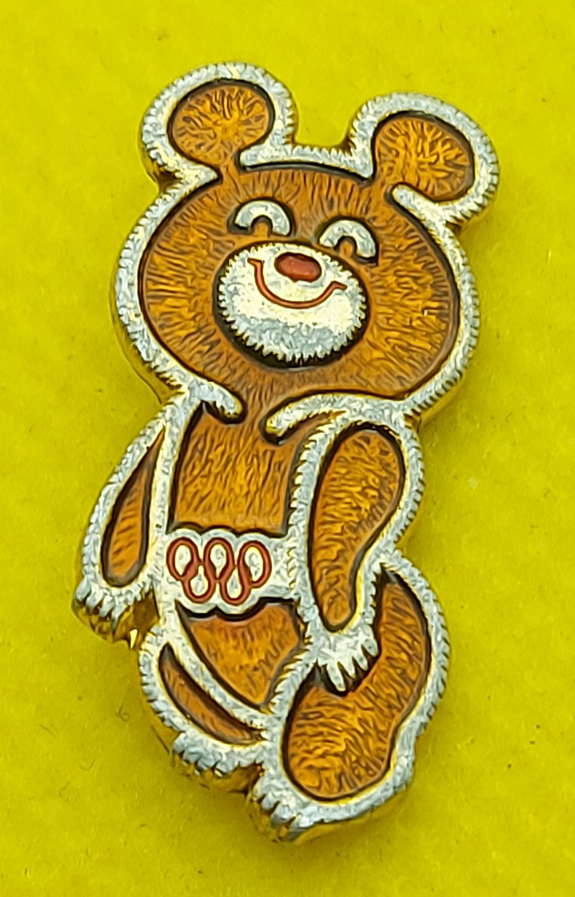 Moscow Russia USSR Summer Olympic Games 1980. Pin Misha Mascot - Etsy UK