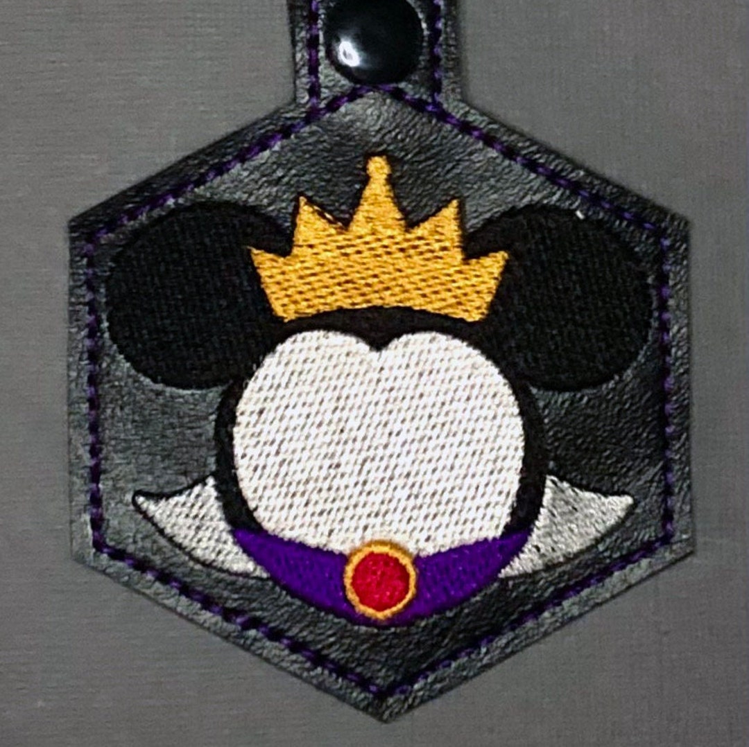 Evil Queen Snow White Snap Tab Keychain - Etsy