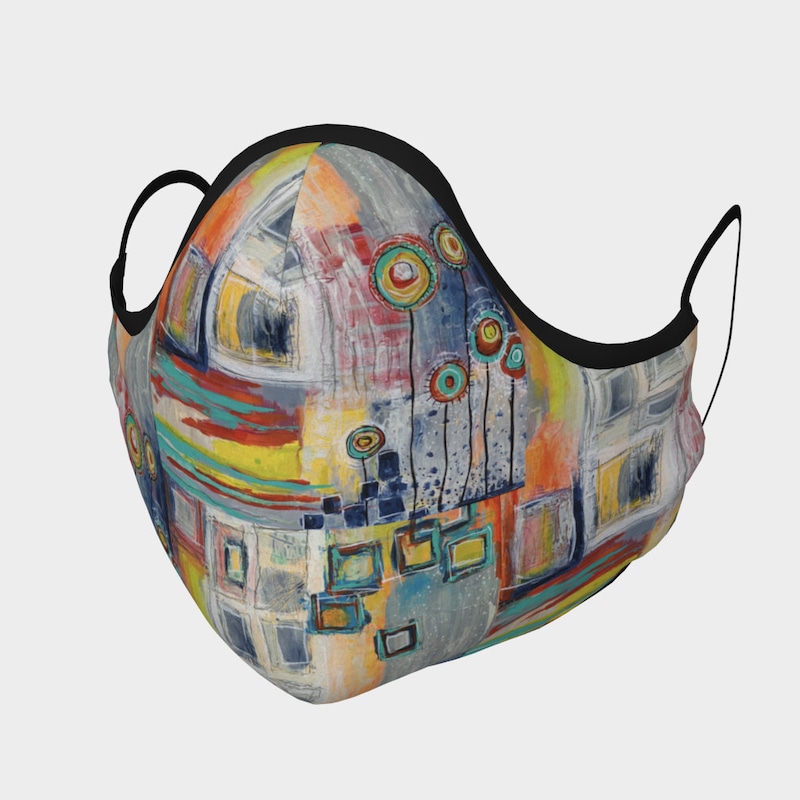 Abstract Face Mask - Etsy