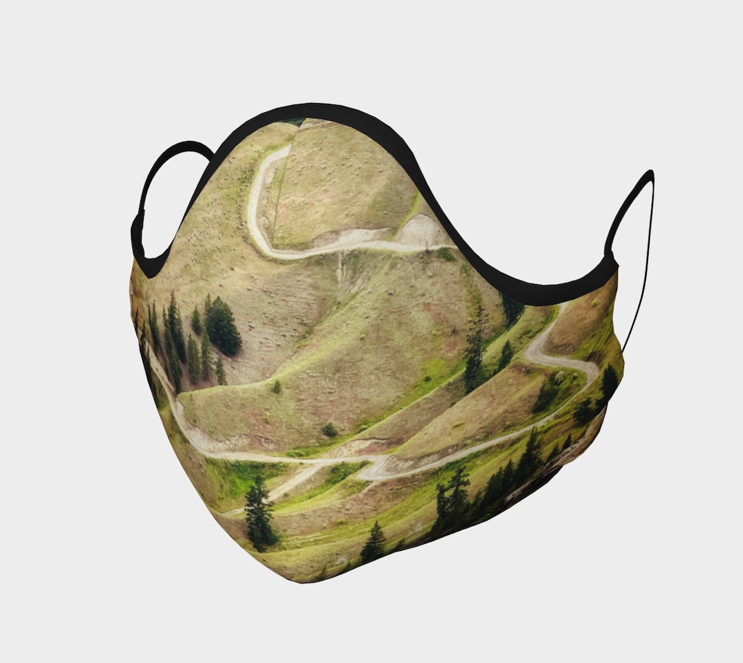 Retro Cowboy Western Face Mask With Filters, Stainless Steel Adjustable ...