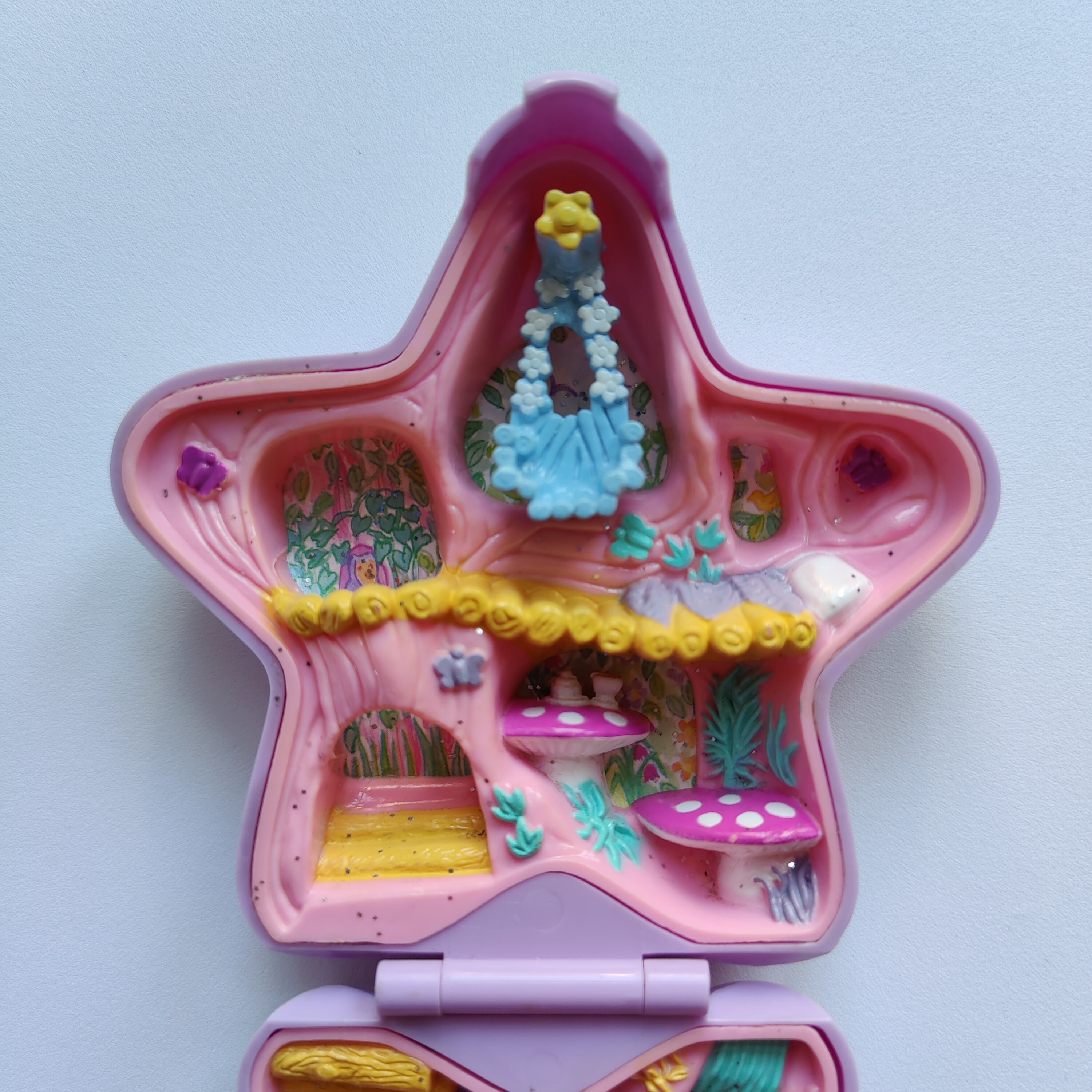 Vintage Polly Pocket Bluebird 1992 Polly's Fairy Fantasy / Fairy Glade ...