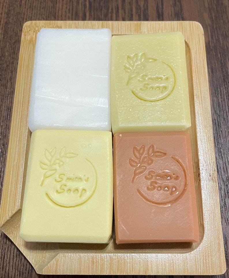 Mini Handmade Organic Soap Gift Set of 4 Eco-friendly Wellness Gift ...
