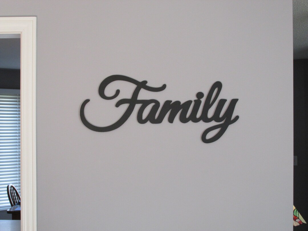 Family Metal Wall Art, Home Decor, Handcrafted Sign - Etsy