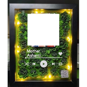 Light-up Shadow Box, Personalized Shadow Box With Lights, Hand-rolled ...