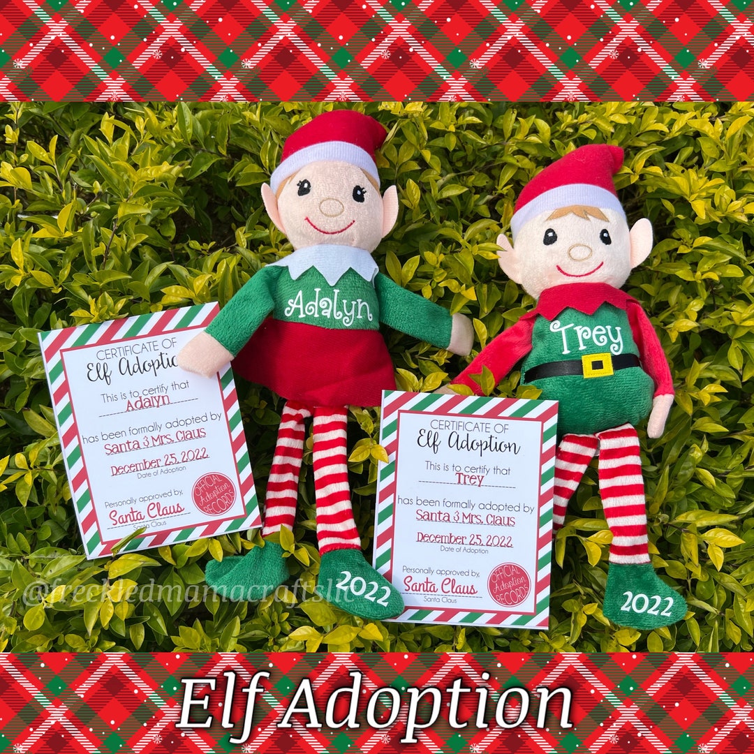 Elf Adoption, Christmas Elves, Adopt an Elf, Personalized Elf and ...