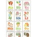Vintage Alphabet Flashcards ATC Digital Collage Sheet - Etsy