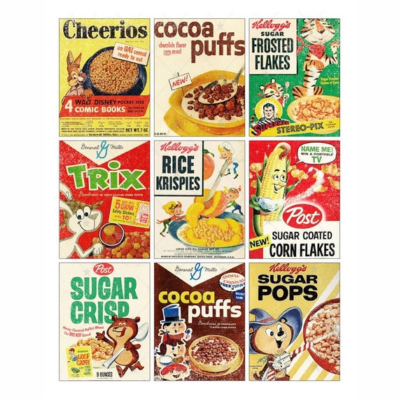 Cereal Box Covers