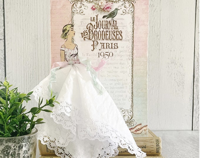 June Lovely Bride Hankie Card - Etsy