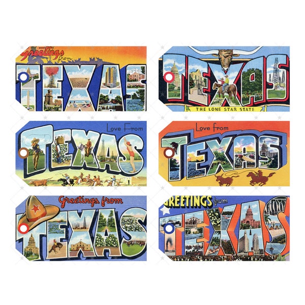 Texas Postcards - Etsy