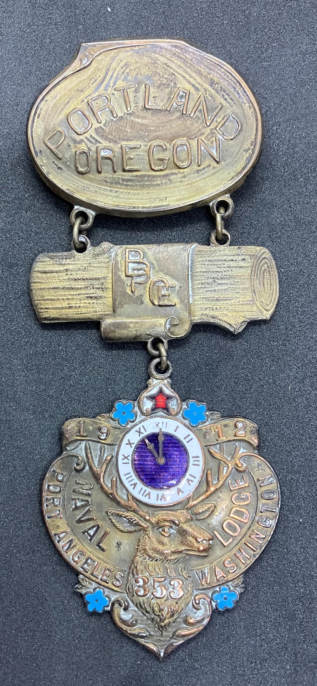 Antique 1912 BPOE Benevolent Protectorate Order of Elks Annual ...