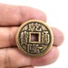 3 Pcs Extra Thick Large Brass I Ching Coins. 32 Mm Weight About 0.5 Oz ...