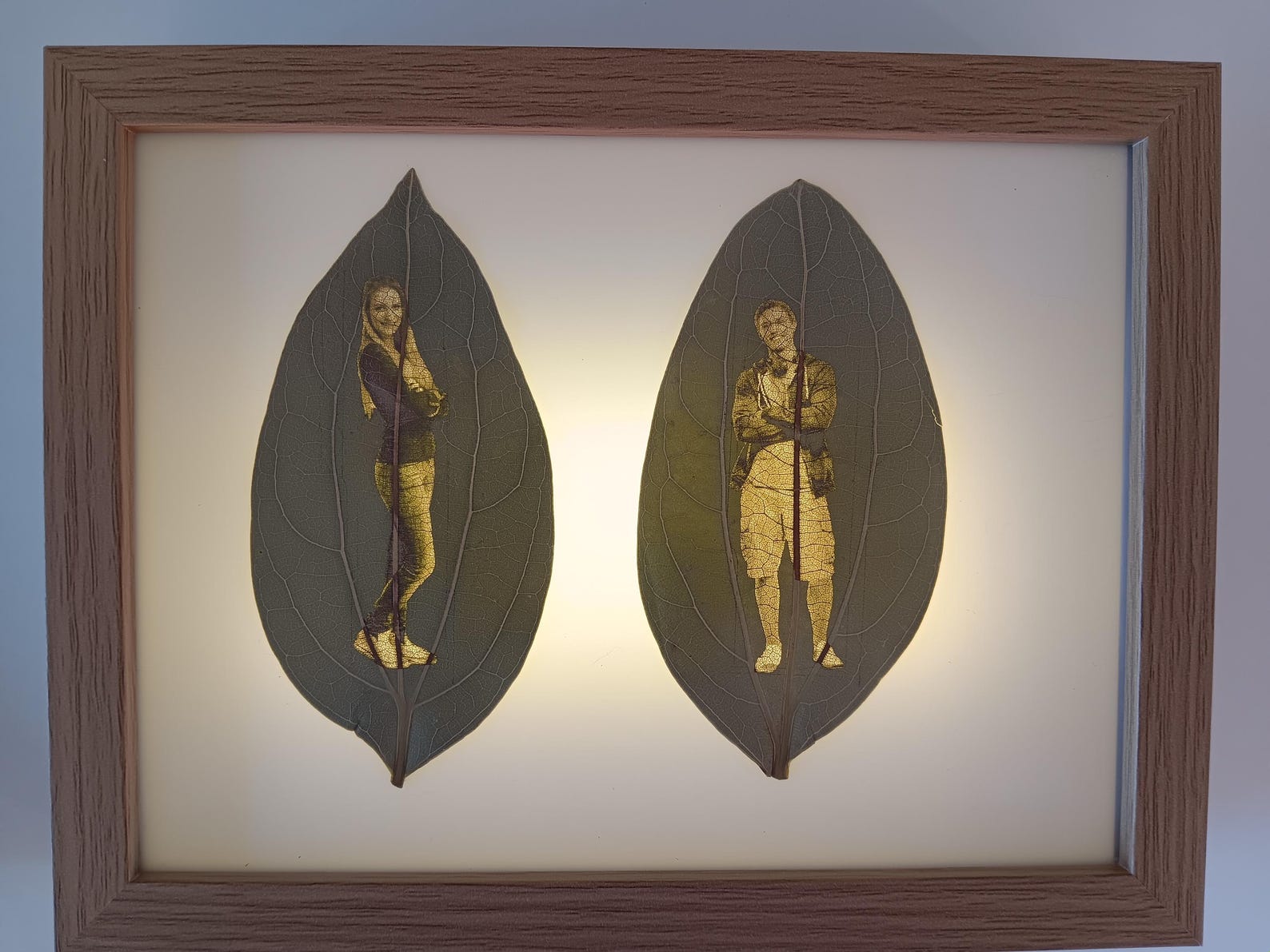 Photo Engraving | Personalized Engraved Leaf | Laser Engrave on Leaf ...