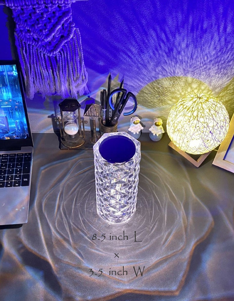 Love & Light Dimmable Tap Lamp LED Night Light With - Etsy