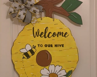Beehive Welcome Sign | Etsy