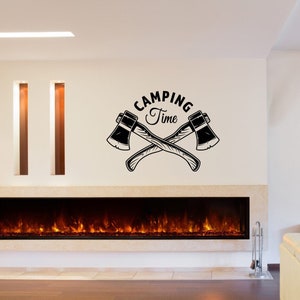 Campfire Wall Decal Home Design Camper Wallstickers Happy Campers Decal ...