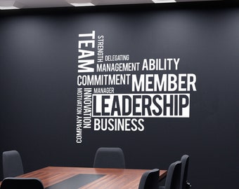 Leadership Wall Decal - Etsy