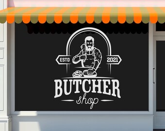 Butchery Wall Decal - Etsy
