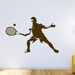 Tennis Decal Sports Decal Tennis Sticker Tennis Wall Decal Sports Wall ...
