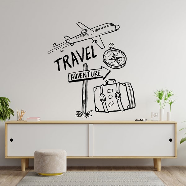 Travel Wall Decal - Etsy
