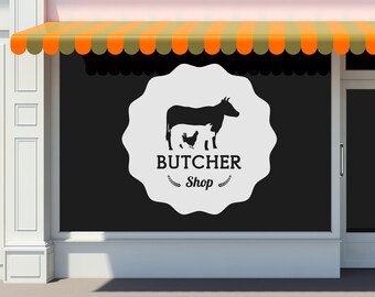 Butchery Wall Decal - Etsy