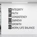 Our Core Values Wall Decal,office Wall Decal,office Wall Decor,office ...