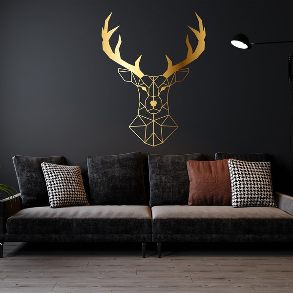 Geometric Wall Decal - Etsy