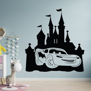 Castle Wall Decal Home Decor Kids Decal Wall Art Kids Room Decal Castle ...