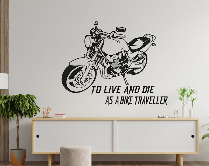 Motorcycle Decal, Car Decal, Biker Decals, Mountain Decal, Compass ...