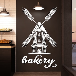 Bakery Wall Art Bakery Wall Sticker Bakery Wall Decal Food Wall Art ...