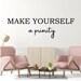 Make Yourself A Priority Wall Decals,vinyl Letter,spa Beauty Salon,art ...