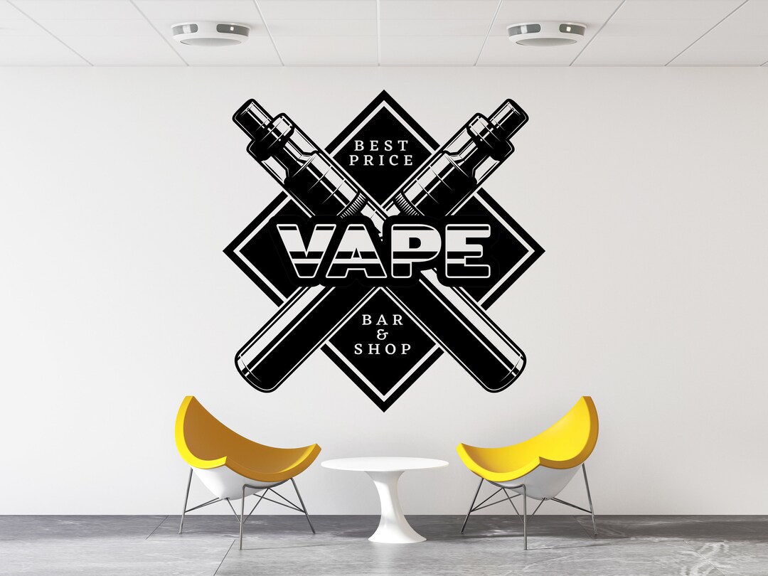 Vape Shop Decal ,window Sticker ,smoke Shop Decor, Vape Sticker, Vapor ...