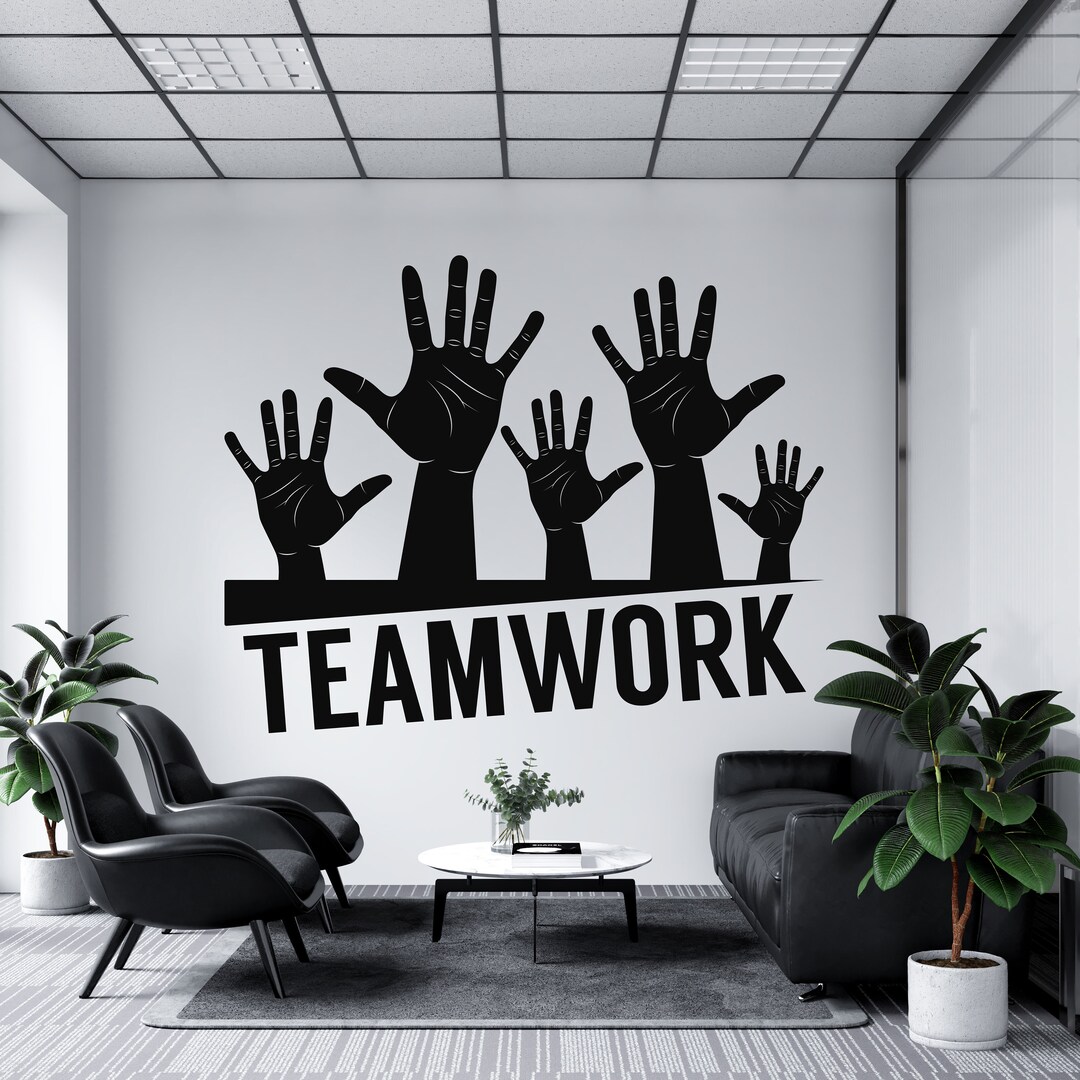Office Wall Decal,teamwork Decal, Office Wall Art,office Decor,teamwork ...