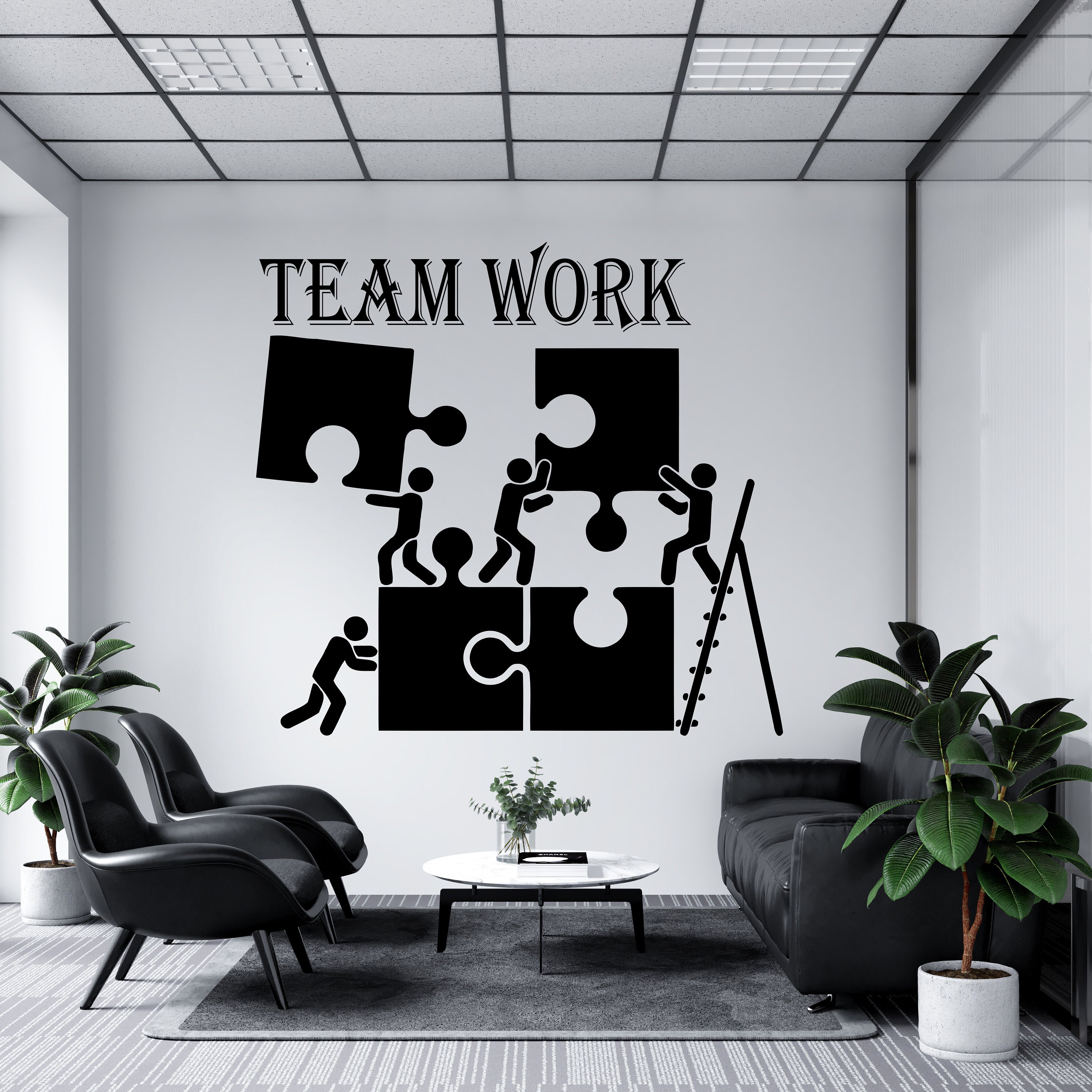 Office Wall Decal,teamwork Decal, Office Wall Art,office Decor,teamwork ...