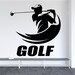 Golf Decal Vinyl Decal Golf Sticker Sport Wallstickers Golf Game Decal ...