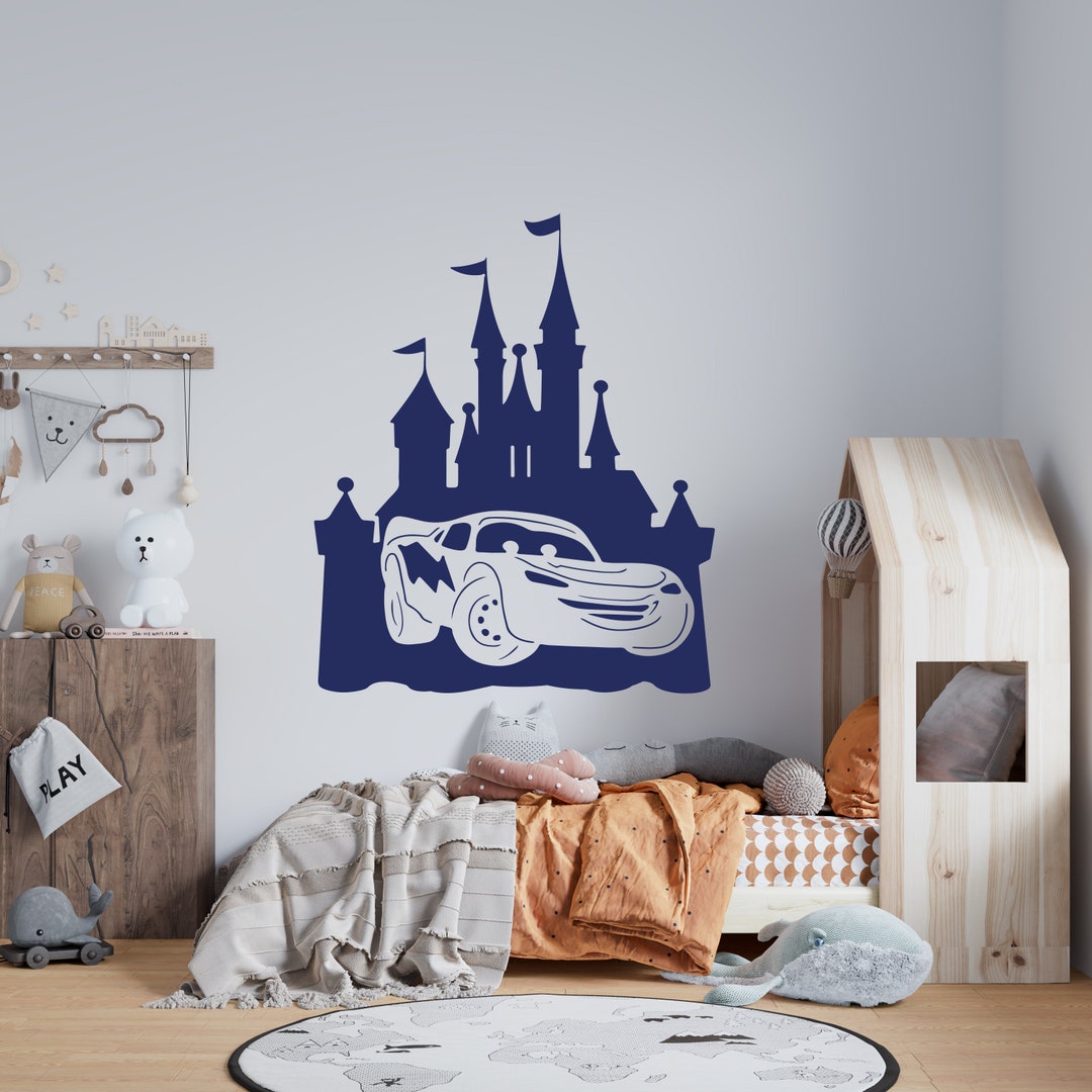 Castle Wall Decal Home Decor Kids Decal Wall Art Kids Room Decal Castle ...