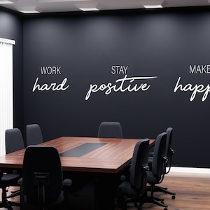 Office Quotes Wall Decal,office Wall Decal,office Decal, Office Wall ...