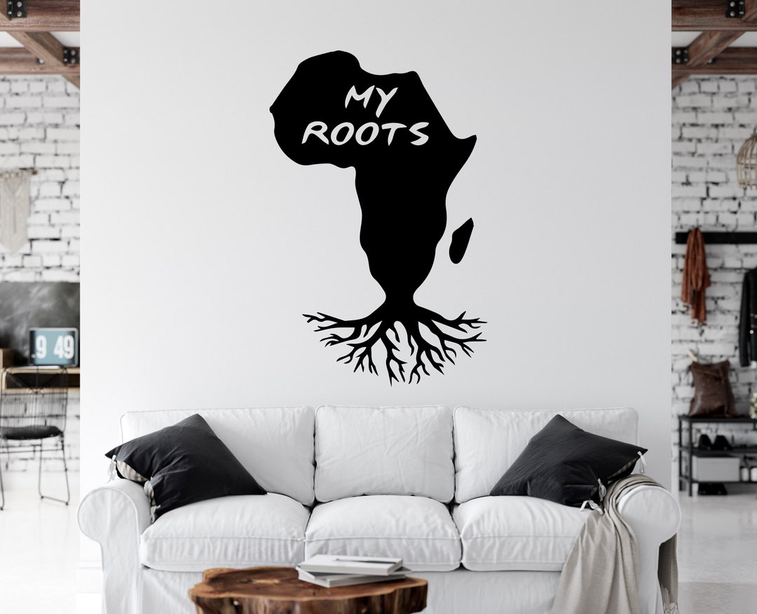 Map African Wall Decal Africa Wall Sticker Africa Wall Decal Africa ...