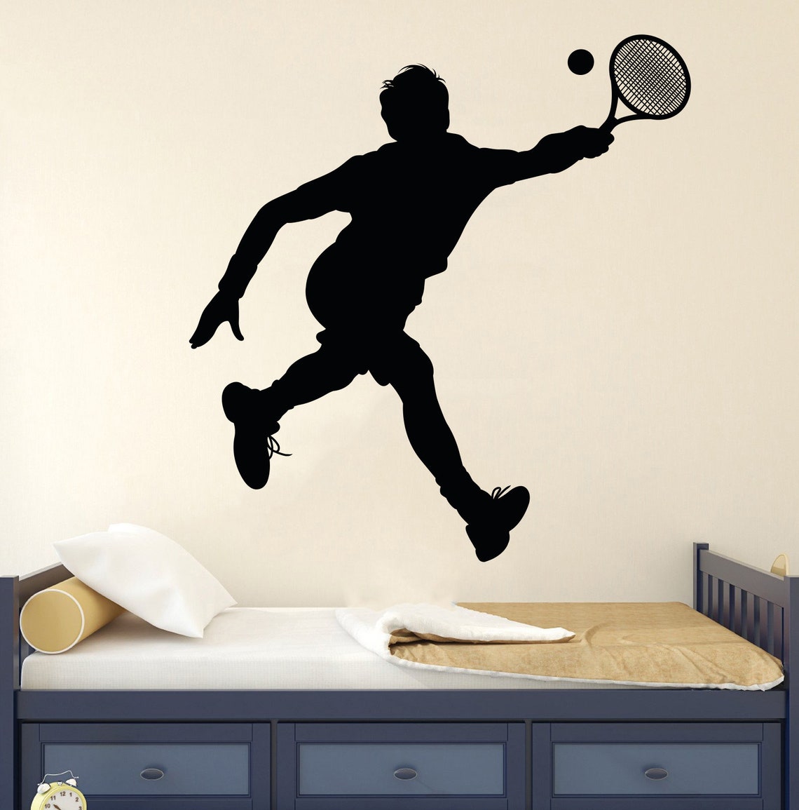 Tennis Decal Sports Decal Tennis Sticker Tennis Wall Decal - Etsy