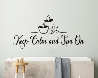 Wall Decals Spa Therapy Beauty Decal Vinyl Sticker SPA Beauty Salon Art ...