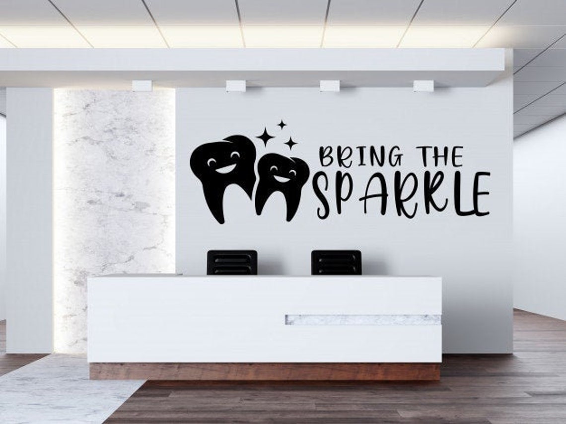 Dental Clinic Wall Decal Tooth Wall Decal Teeth Wall Sticker Oral Wall ...