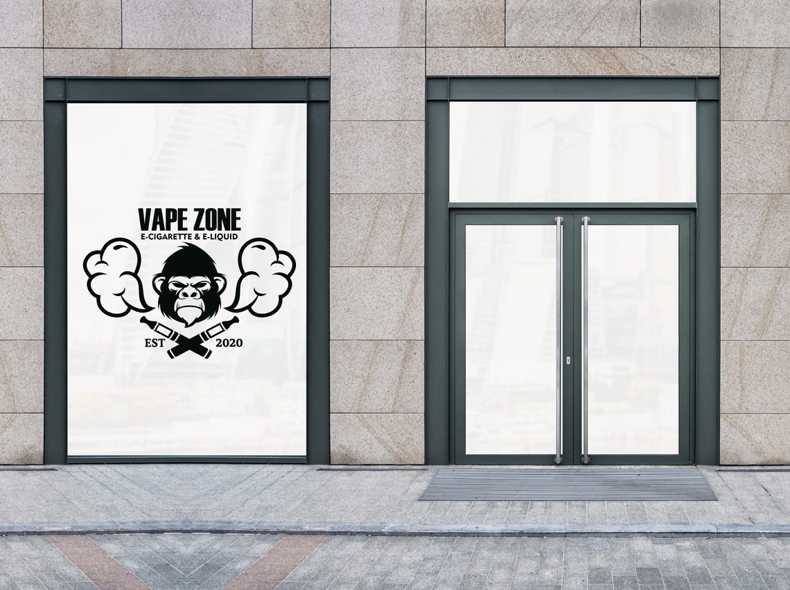Vape Shop Decal window Sticker smoke Shop Decor Vape - Etsy