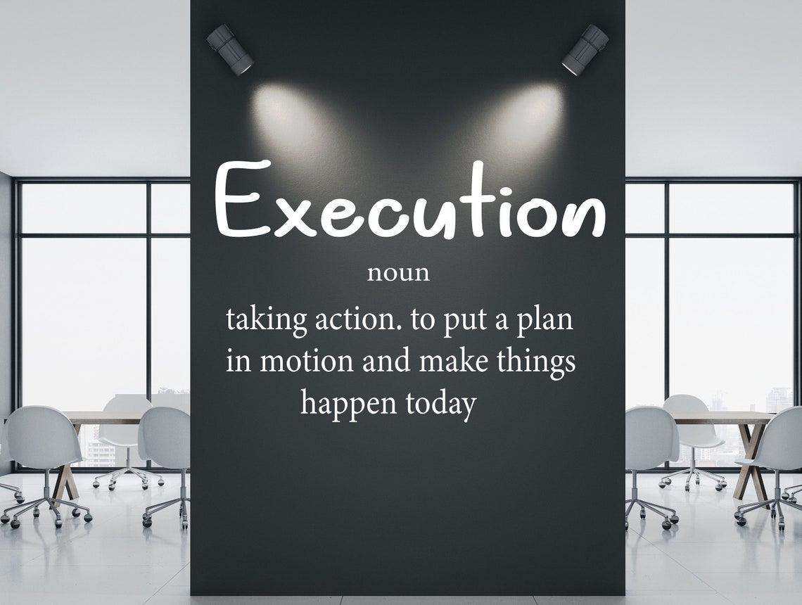 Execution Wall Decaloffice Wall Decaloffice Decal Office - Etsy