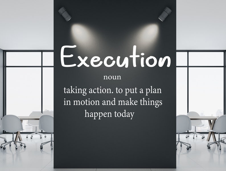 Execution Wall Decaloffice Wall Decaloffice Decal Office - Etsy
