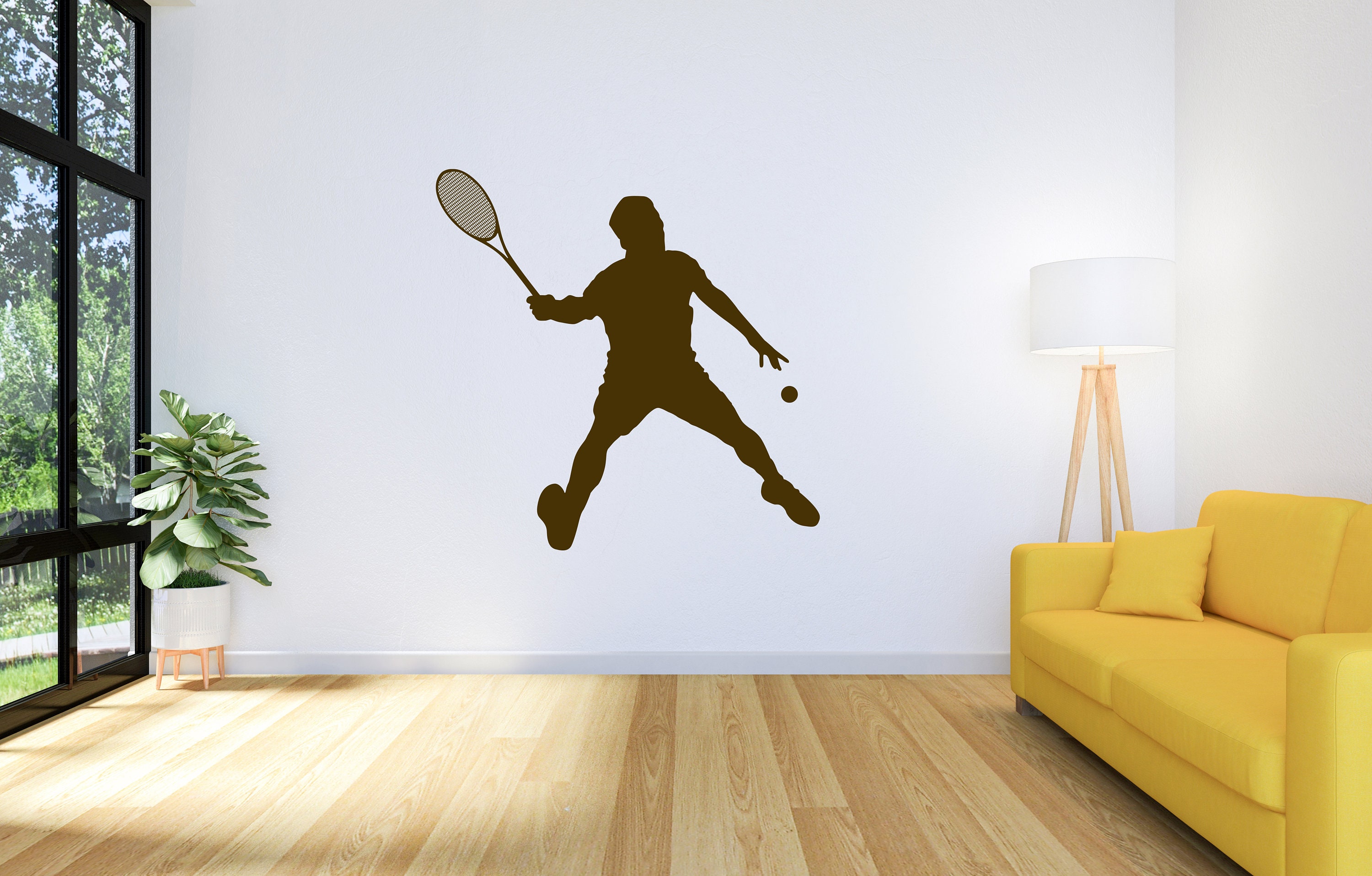 Tennis Decal Sports Decal Tennis Sticker Tennis Wall Decal - Etsy