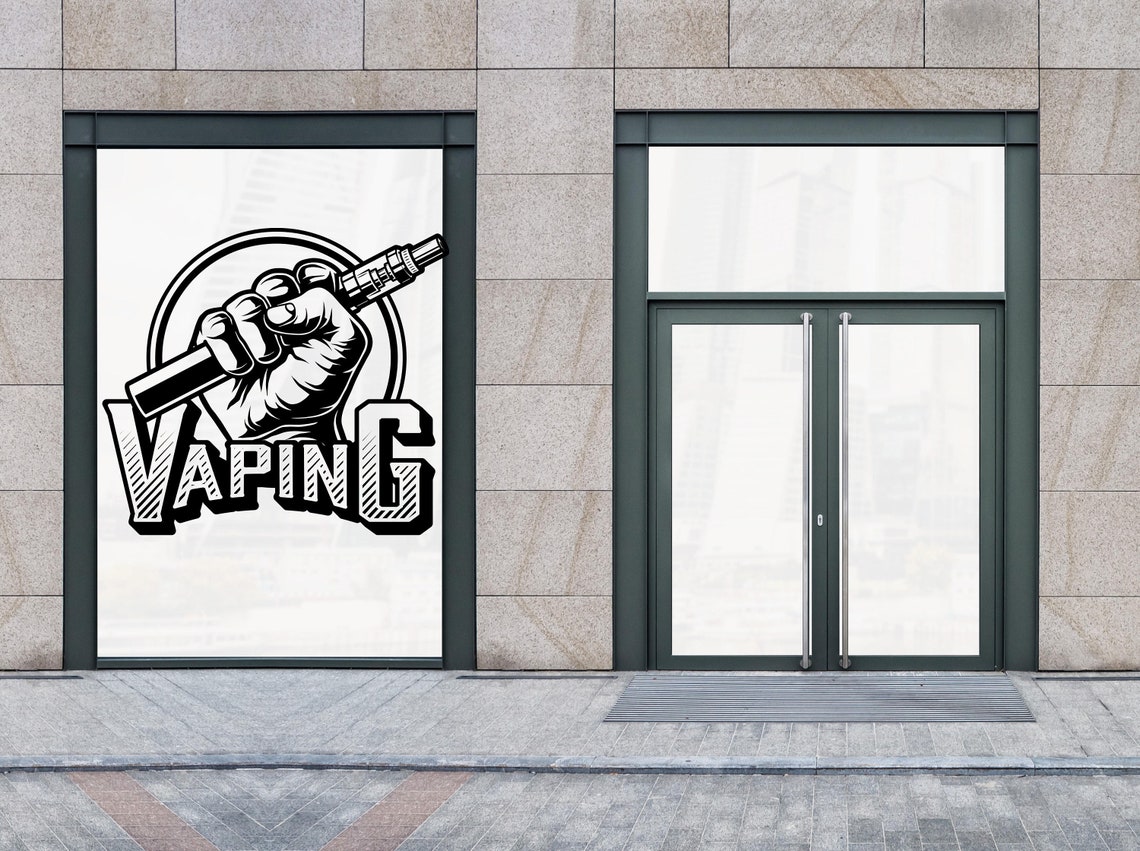 Vape Shop Decal ,window Sticker ,smoke Shop Decor, Vape Sticker, Vapor ...