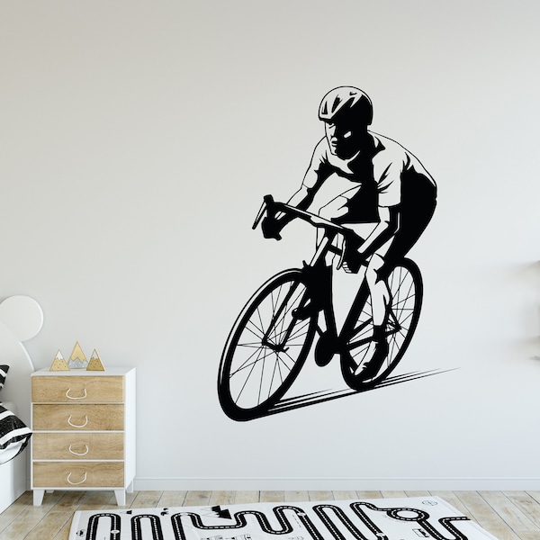Bike Wall Decal - Etsy